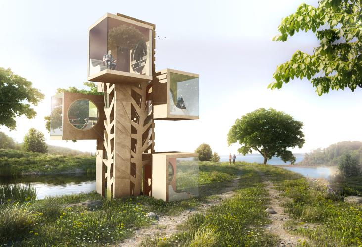 PORTABLE READING ROOMS - THE TREE OF KNOWLEDGE | Bitar Consultants